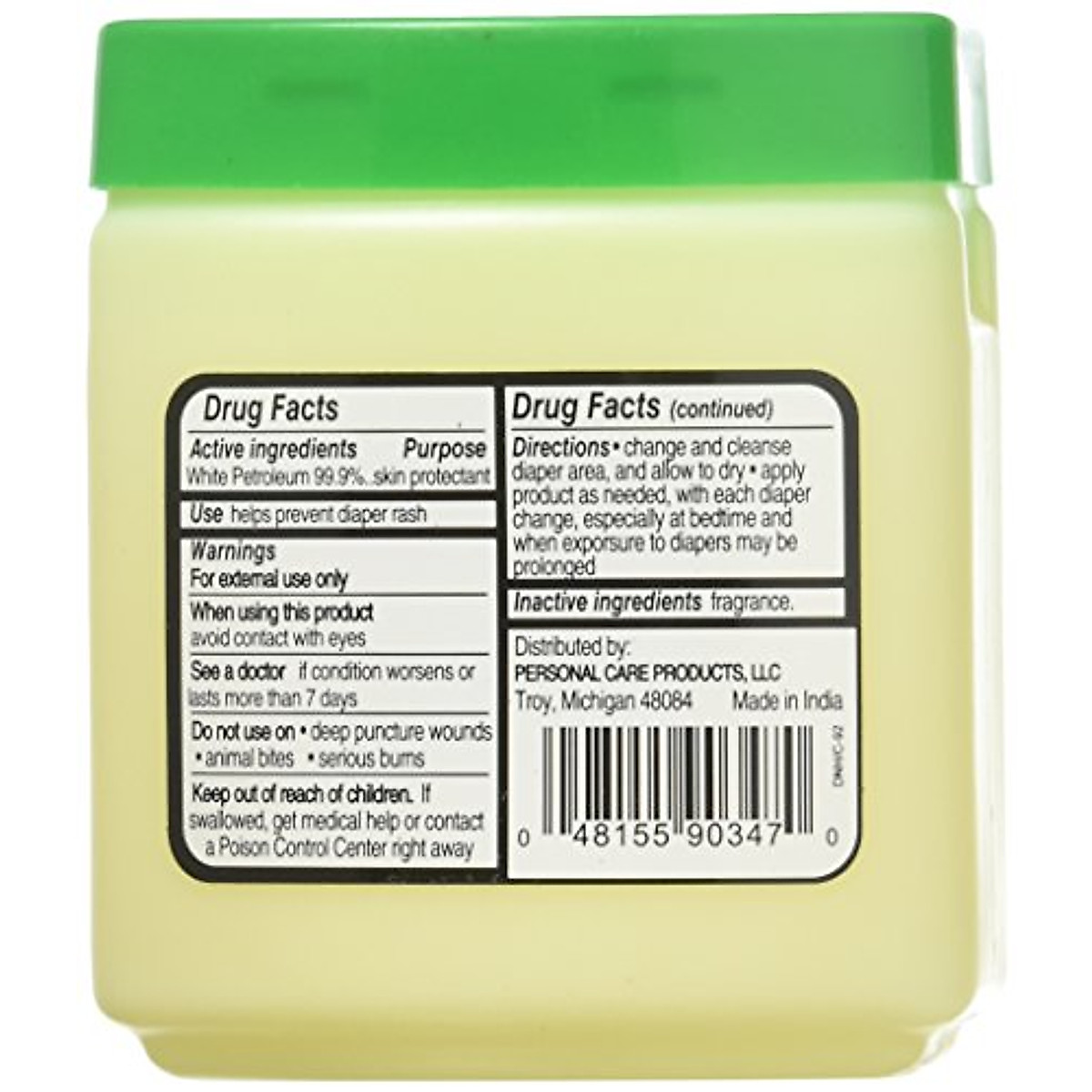 Pack of 3, Baby Love 100% Pure Baby Soft Scent Petroleum Jelly, 6 Oz (170 g)