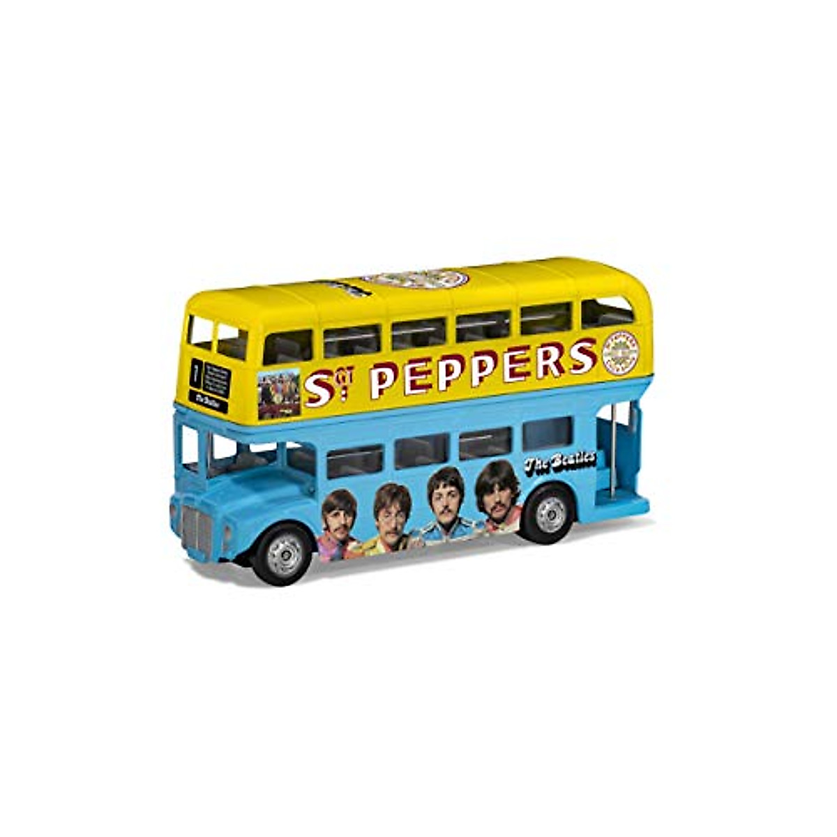 Corgi The Beatles SGT. Pepper's Lonely Hearts Club London Double Decker Bus 1:64 Diecast Display Model CC82339