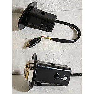 Autogem Compatible for Chevy Hitch Cover | Officially Licensed LED Light Trailer Towing Hitch Cover Receiver Chrome Finish