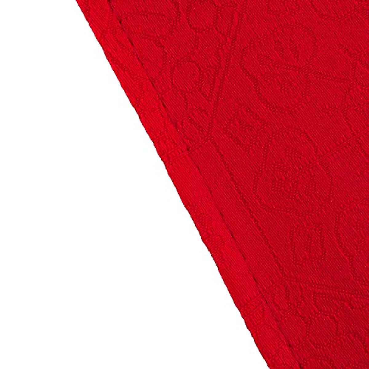 Fitted Rectangle Tablecloth for 6 Foot Tables – Reusable Elastic Edge Table Cover for Folding Banquet Tables – Washable 100% Polyester Fabric with Mitered Corners for Parties and Picnics (32x72 inch)