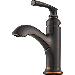 Hilliard 1+3 Hole 1 Lever Handle Mediterranean Bronze Lavatory Faucet
