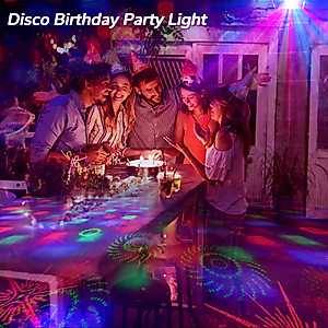 Laser Lights for Party, Disco Ball DJ Lights - Sound Activated Strobe Light, RGB Backgrounds Light for Glow Party Rave, Party Rave Light for Halloween Birthday Club Christmas Xmas Lights