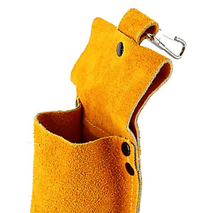 AP AllyProtect.com Flame Retardant split cowhide leather electrodes/welding rod bag (Golden)