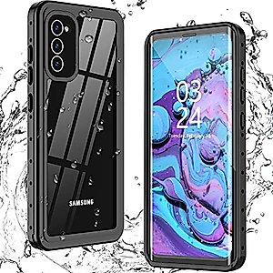 ANTSHARE for Samsung Galaxy S20 Case Waterproof, Built-in Screen Protector Heavy Duty Full Body Protective Shockproof Dustproof IP68 Underwater Clear Phone Case for Galaxy S20 6.2 inch