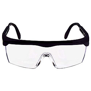 HQRP Clear Tint UV Protective Safety Glasses Goggles for Lab Chemistry courses Science class in School High School College Laboratory work etc.