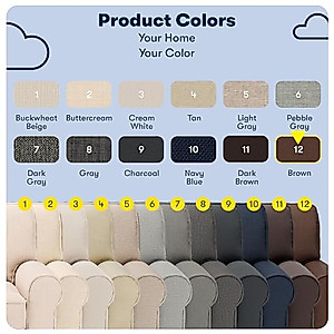 Serta Copenhagen Rolled Arm Sofa, Easy Care Polyester, Soft Pillow Back, Pocket Coil Seat Cushions, Removable Covers, Couch for Small Spaces, Living Rooms or Bedrooms, 61" Loveseat, Brown