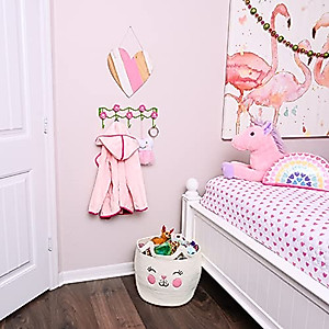 Galashield Hook Rack Wall Mounted | Coat Rack Wall Mount for Kids Room | Flower Design Hooks for Boys and Girls | Towel, Clothes, Hat, Backpack Hanger