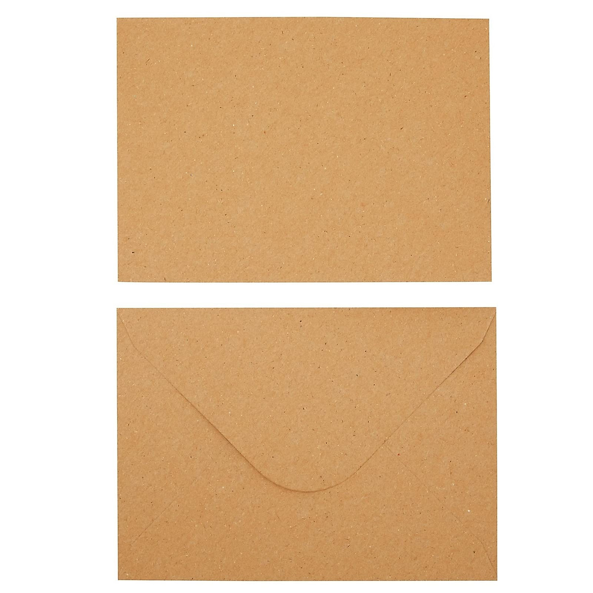 4x6 Kraft Paper Envelopes for Invitations, Baby Shower, Birthday Party, Wedding, Brown A6 (50 Pack)