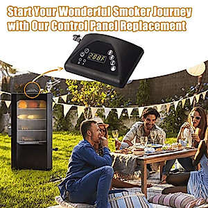 Replacement 9907170133 Part for Masterbuilt Electric Smoker Control Panel, Masterbuilt Replacement Parts Digital Control Board Compatible with 21072719 20071218 21071218 20071418 21072319 21072719