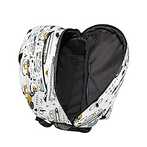 Custom Children's Name School Backpack Personalized Schoolbag Childish Truck Excavator Travel Bag for Teens Girls Boys