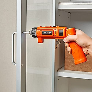 Volltek Cordless Screwdriver, 8V Max 10Nm Electric Screwdriver Rechargeable Set with 82 Accessory Kit and Charger in Carrying Case, 21+1 Cluth, Dual Position Handle, LED Light, VTCD2623