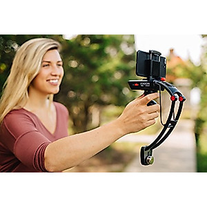 Steadicam Volt Electronic Handheld Gimbal Stabilizer for All IPhone XS, XS Max & XR, All Samsung S9/S9+ & GoPro Hero, Black, compact