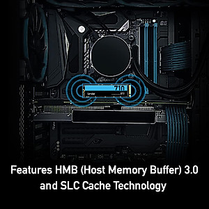 Lexar 1TB NM710 SSD PCIe Gen4 NVMe M.2 2280 Internal Solid State Drive, Up to 5000/4500 MB/s Read/Write (LNM710X001T-RNNNU)