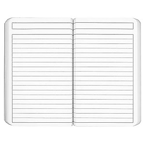 Rhodia "Unlimited” Pocket Notebook - Lined 60 sheets - 3 1/2 x 5 1/2 - Black Cover