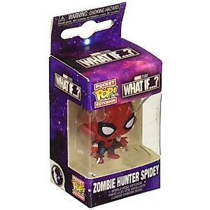 POP Keychain: What If? - Zombie Hunter Spidey, Multicolor, (57402)