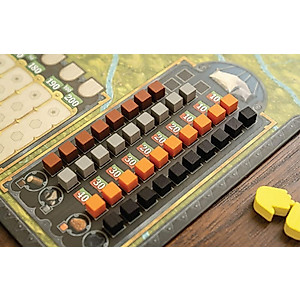 Capstone Games: Imperial Steam, Strategy Board Game, Plan, Build and Expand Your Railway Network, 2 to 5 Players, 120 Minute Play Time, Ages 15 and Up