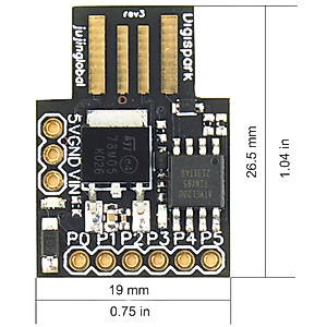 3pcs Digispark Kickstarter ATtiny85 Module General Micro USB Development Board for Arduino