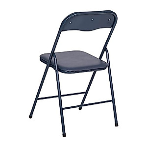 Flash Furniture 5 Piece Navy Folding Card Table and Chair Set