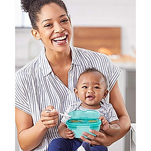 Skip Hop Baby Feeding Travel Set, 6pc, Soft Tea