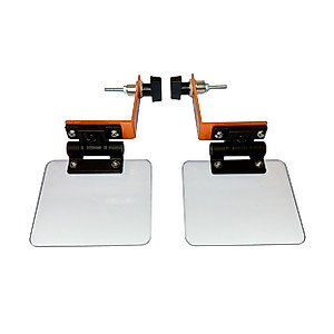 ATS Machine Safety Solutions Small Universal Bench Grinder Eye Shields and Eye Shield Mounting Assembly for 6-inch Power Bench Grinders, (UGS-1)