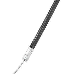 Fdit 65'' Throttle Cable Switch Control Lawn Mower Throttle Cable Universal Kit with Control Switch Lever Handle Garden Lawnmowers Replacement Parts(#2)