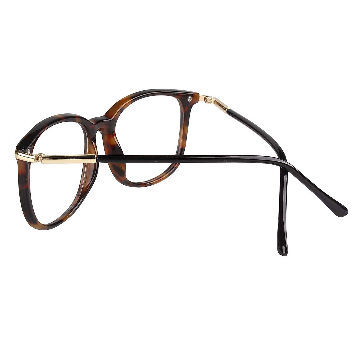 GQUEEN Fashion Fake Glasses Non Prescription Glasses Clear Lens Glasses Nerd Plain Frames Women Men, 201579