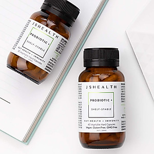 JSHealth Vitamins Gut Health and Immunity Formula | Probiotics for Women and Men | Shelf Stable Probiotic Supplement for Digestive Health and Immune Support (30)