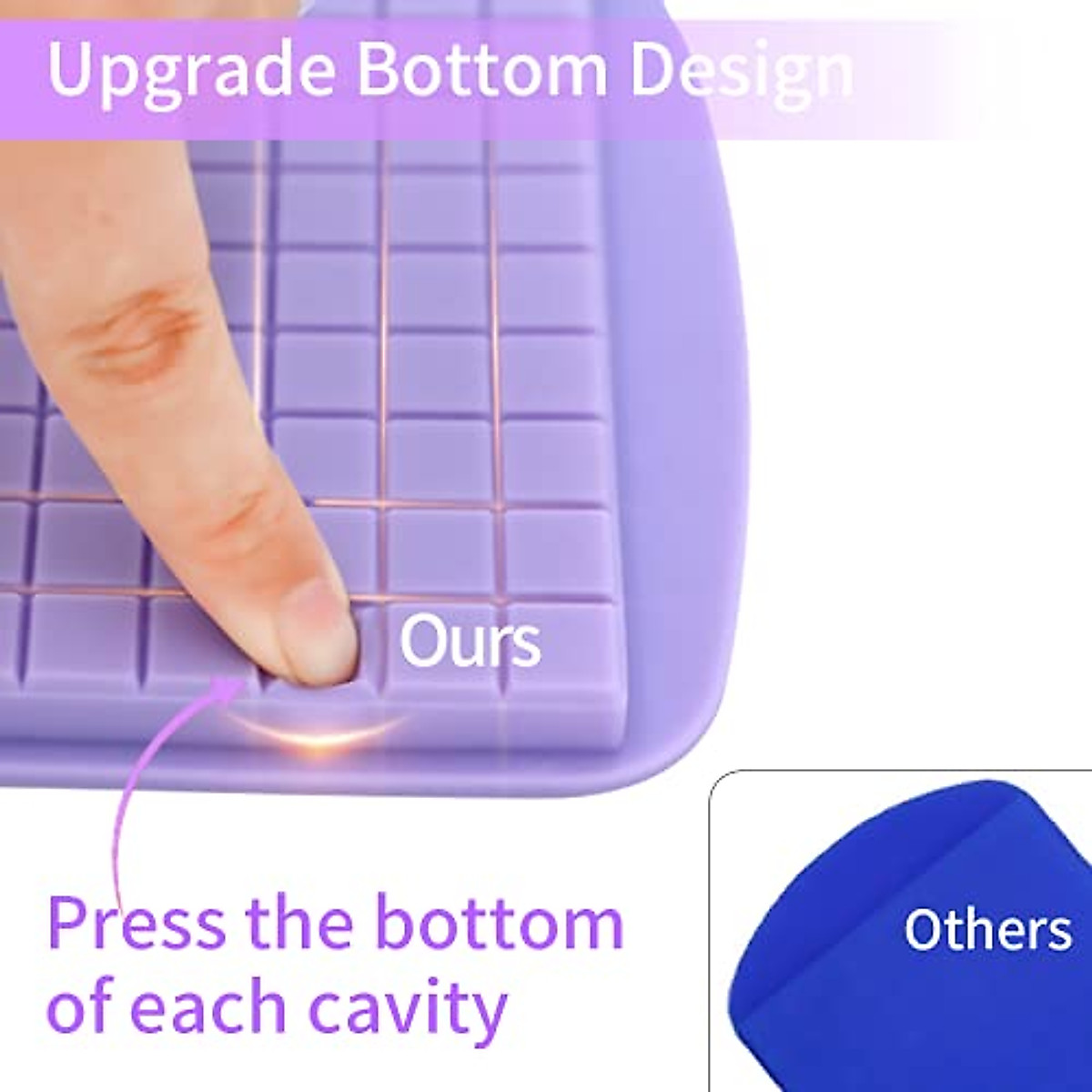 Upgrade Mini Ice Cube Trays 3 Pack, TINANA 480 Small Ice Cube Trays, Easy-Release Ice tray for Freezer, Crushed Ice for Chilling Whiskey, Cocktails & Juices Drinks