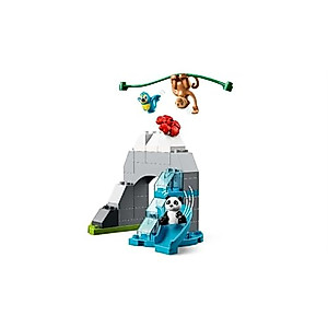 LEGO DUPLO Wild Animals of Asia 10974, Bricks Set with Panda & Elephant Baby Animal Toy Figures Plus Sounds, Toys for Toddlers, Girls & Boys Age 2-5