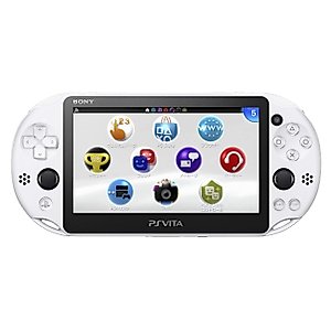 Sony Playstation Vita Wi-Fi 2000 Series with AC Adapter and Silicon Joystick Covers (Renewed) (Glacier)