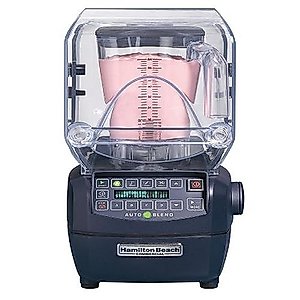 Hamilton Beach Commercial HBH850 Hamilton Beach Commercial Summit High-Performance Sensor Blender with 64-Ounce Polycarbonate Container, Black, Medium