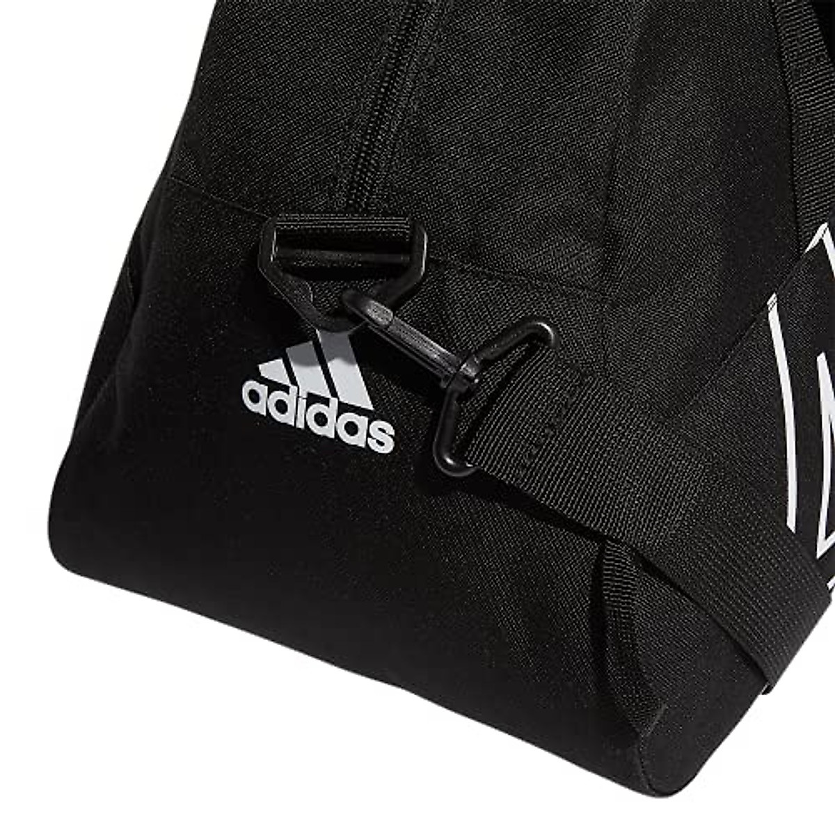 adidas Graphic Duffel, Black/White, One Size