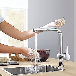 GROHE 30300000 Minta Pull-Out Kitchen Faucet Chrome