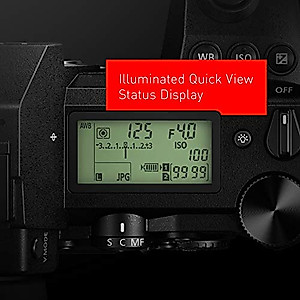 Panasonic LUMIX S1 Full Frame Mirrorless Camera with 24.2MP MOS High Resolution Sensor, 24-105mm F4 L-Mount S Series Lens, 4K HDR Video and 3.2” LCD - DC-S1MK