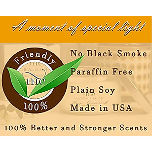 Magical Element Mango & Coconut Milk Scented Soy Candle, 10 oz Jar, 35+ Hour Burn Time