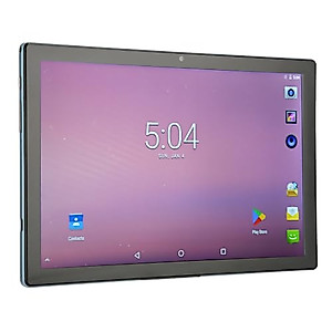 SHYEKYO HD Tablet, 4G LTE 5G WiFi 10.1in LCD Tablet PC 2 Card Slots for School (US Plug)