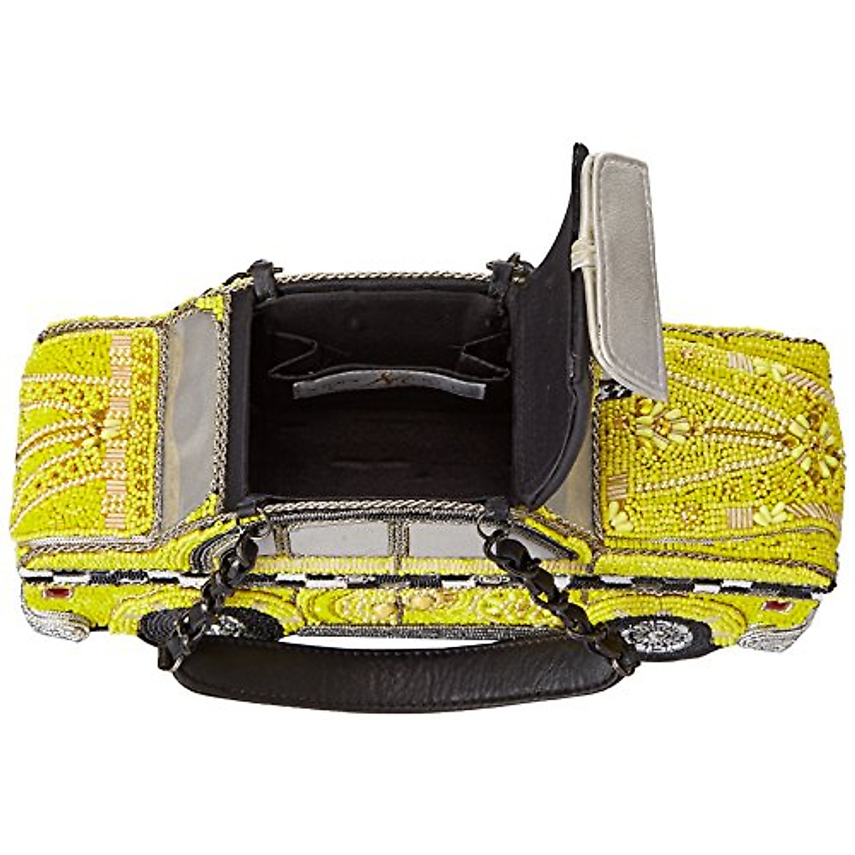 Mary Frances Women's Taxi Clutch Shoulder Handbag, Yellow, One Size