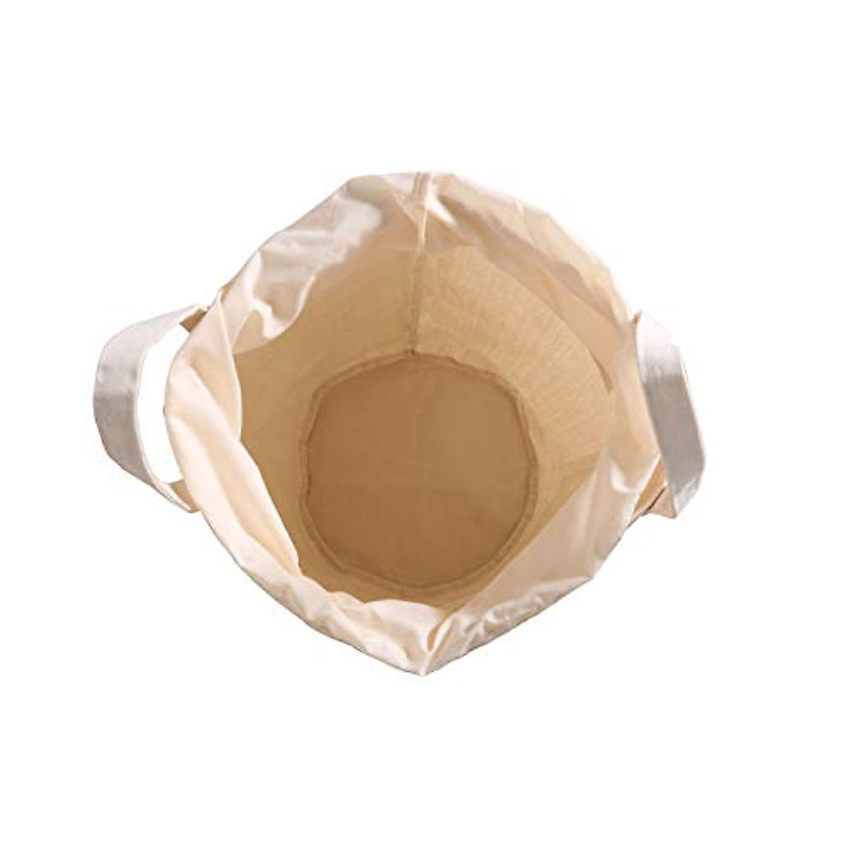 LifeCustomize Large Laundry Basket Hamper Cartoon Sunflower Leaf Collapsible Drawstring Storage Baskets Nursery Baby