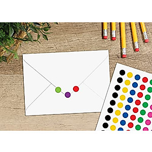 Teacher Created Resources Colorful Circles Mini Stickers Value Pack, Multi Color (4743)