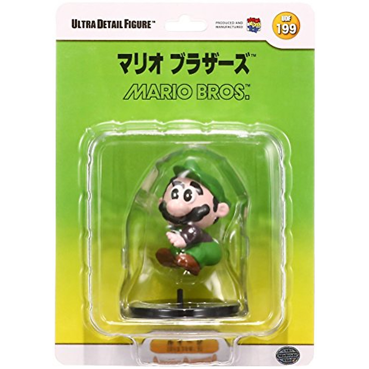 Medicom Nintendo Super Mario Bros. Ultra Detail Figure Series 2: Mario Bros. Luigi UDF Action Figure