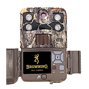 Browning Recon Force Elite HP4 Trail Camera with Card Reader, Reinforced Strap, and Spudz Microfiber Cloth Screen Cleaner