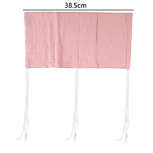 QXPDD Baby Nursery Organizer Baby Diaper Caddy Hanging Organizer for Clothing Diapers Toys, Hang on Crib, Changing Table or Wall,Pink