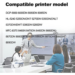 TcxLink (1 Pack) TN650 TN-650 High Yield Toner Cartridge Replacement for TN650 HL-5240 5370DW/DWT 5380DN 5350DN DCP-8060 MFC-8480DN Printer Toner.