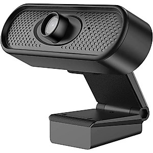COOLSHARK Webcam with Microphone, 1080P HD Computer Camera, USB Computer Camera for Live Streaming Webcam, Plug and Play Video Calling Webcam, Large Sensor Superior Low Light for Conferencing