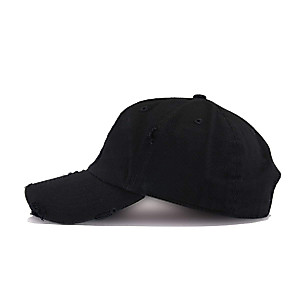 Pizza Slut Dad Vintage Baseball Cap Embroidered Cotton Adjustable Distressed Dad Hat Black