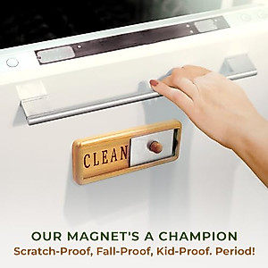 TEYGA Dishwasher Magnet Clean Dirty Sign Indicator - Clean Dirty Dishwasher Magnet, Dirty Clean Dishwasher Magnet, Clean and Dirty Dishwasher Magnet, Clean Dirty Magnet, Dishwasher Sign Clean Dirty