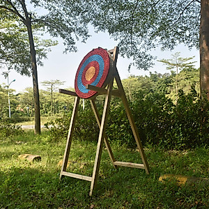 KAINOKAI Traditional Hand-Made Straw Archery Target,Arrow Target for Recurve Bow Longbow or Compound Bow(Traditional Target Dia Φ:19.7in / 3 Layers)
