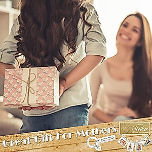 BLOCE Mother's Gifts Picture Frame, Wooden Hanging Photo Holder with Keychain, Brag Board for Mother's Day Christmas Birthday Thanksgiving Day