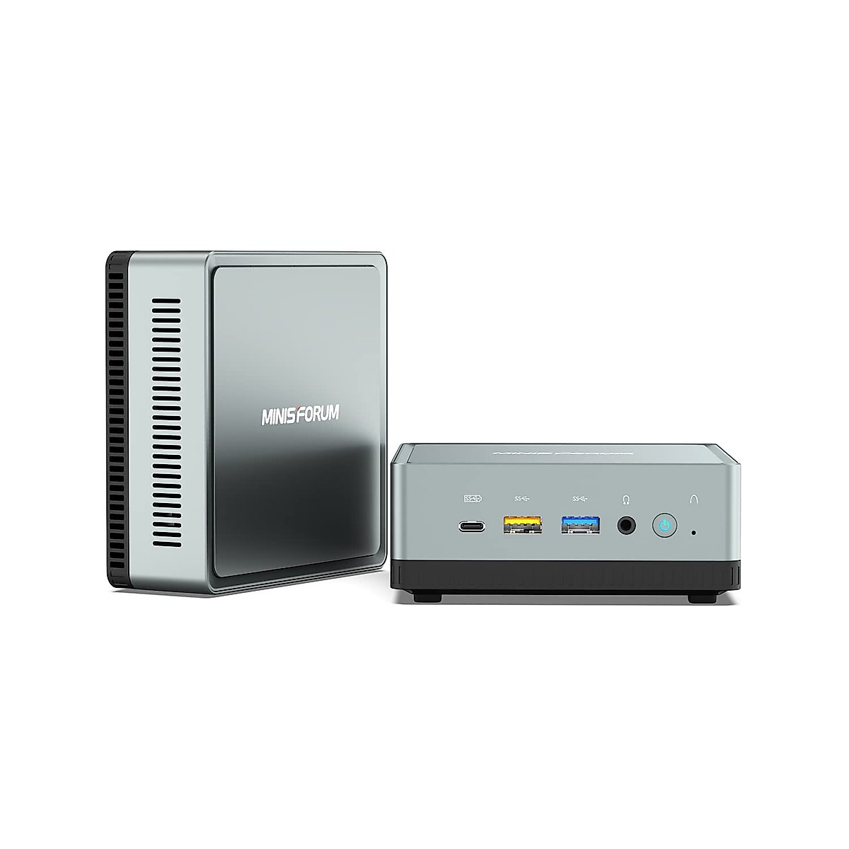 MINISFORUM UM700 Mini PC AMD Ryzen 7 3750H 4C/8T Desktop Computer, DDR4 16G RAM+512G SSD, HDMI/DP/USB-C 4K@60Hz Output, 2500Mbps LAN, 4X USB Port Mini Computer, Radeon RX Vega 10 Graphics Tower PC