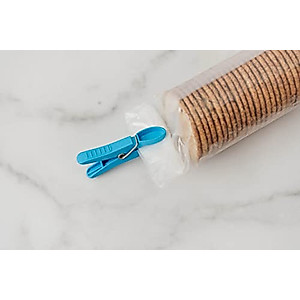 Greenleaf Super Tough Clothespins. Heavy Duty and Durable. Great for Hanging up Laundry, or Multipurpose Around The House. (Blue) Set of 24